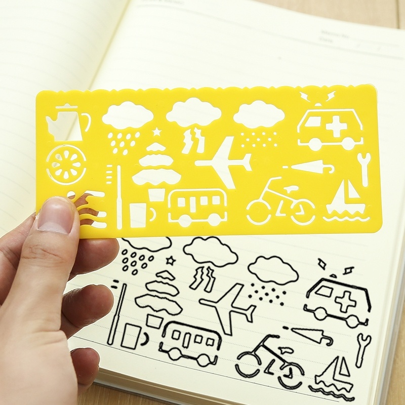 Ruler Creative Magical Variety kid's Students Puzzle Drawing Painting ...