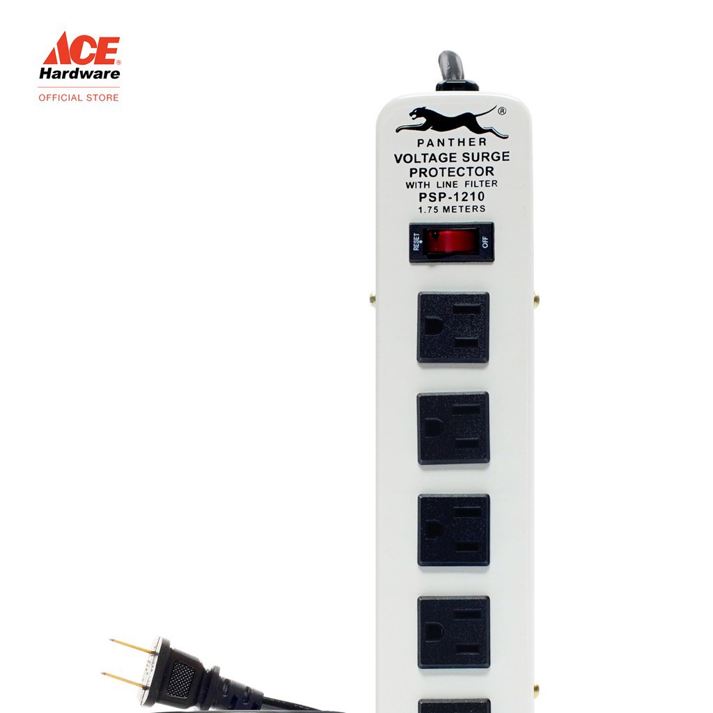 PANTHER Surge Protector 1.75M PSP-1210 | Shopee Philippines
