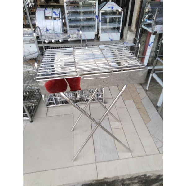 Ihawan Grill portable StainLess Foldable | Shopee Philippines