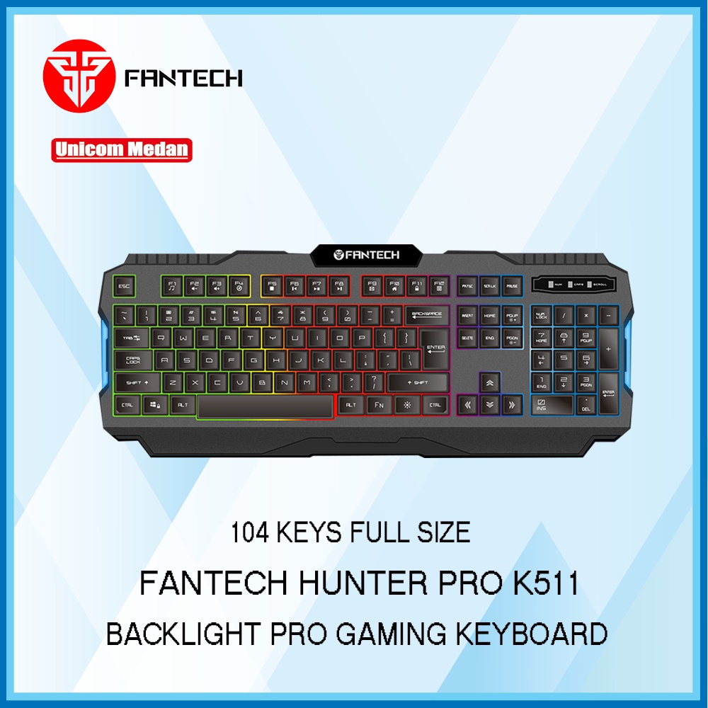 Fantech HUNTER PRO K511 KEYBOARD | Pro GAMING KEYBOARD | Gaming ...