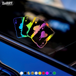 Car Stickers Poker Graphic Decals for Car Door and Window Decoration ...