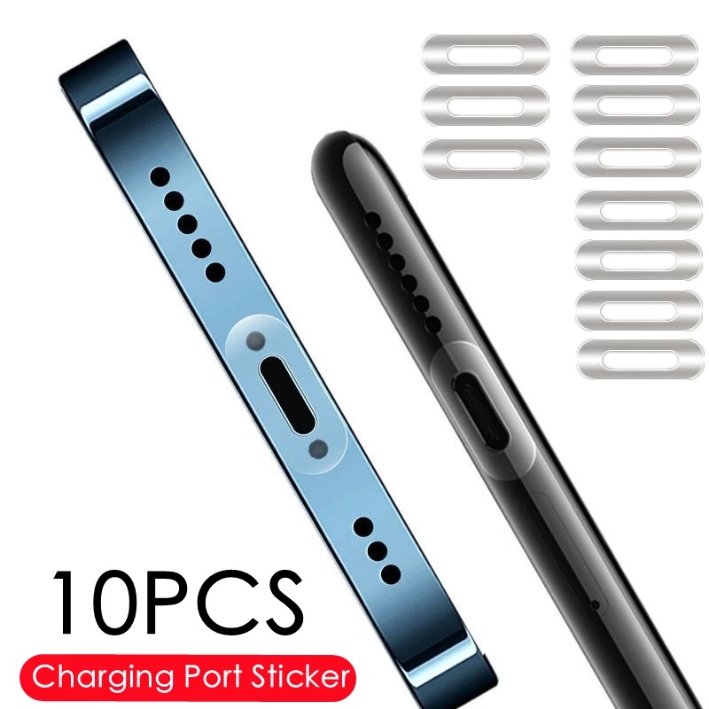 10Pcs Scratch Resistance Films For iPhone Charging Protector / 10Pcs ...