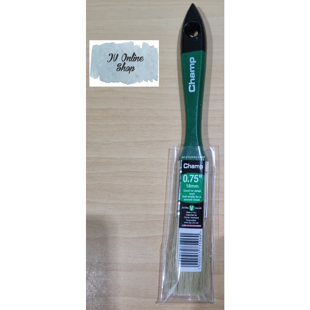 CHAMP paint brush (0.5” | 0.75” | 1” | 1.5” | 2” | 2.5" ) | Shopee ...