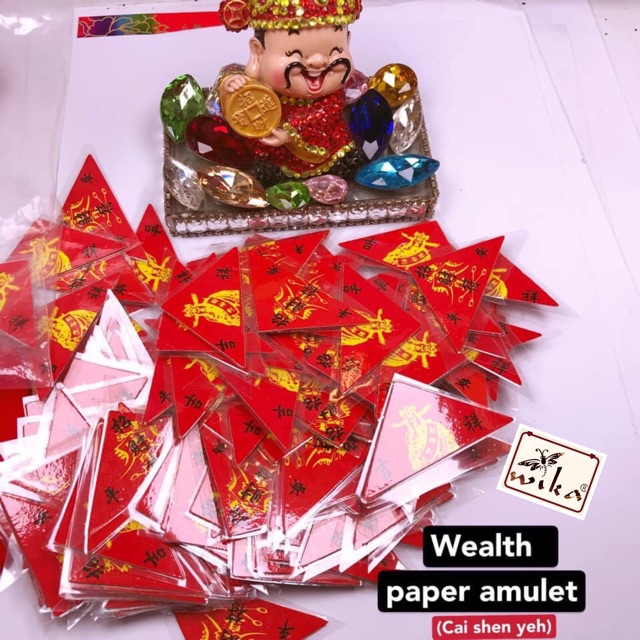 (Wika) wealth paper amulet | Shopee Philippines