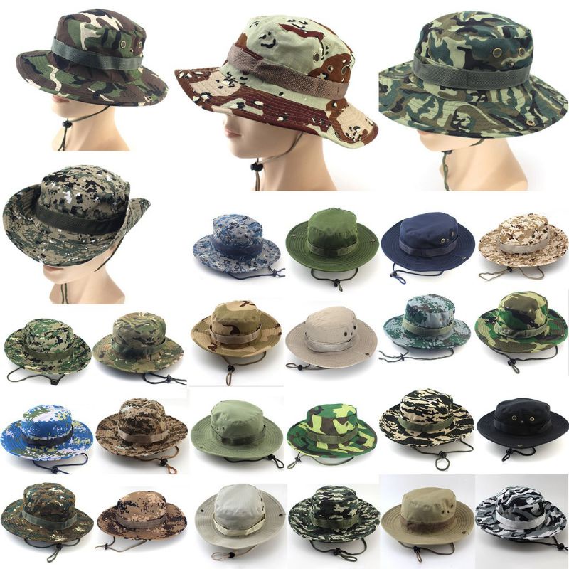 Camouflage waway hat/ fisherman hat/ bucket hat | Shopee Philippines
