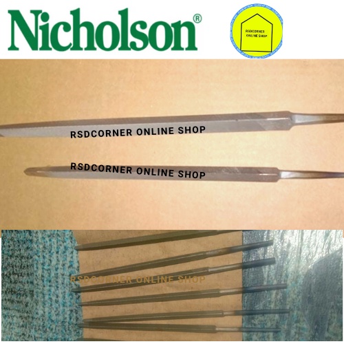 NICHOLSON "TRIANGLE" SLIM TAPER FILES (4", 5", 6", 7", 8", 10") SOLD ...