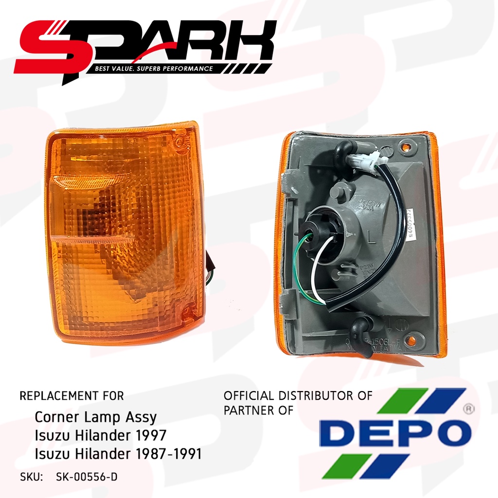 Corner Lamp Signal Light Clearance Light for Isuzu Hilander 1996 - 2000 ...