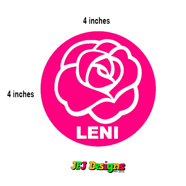 LENI STICKER 4x4 inches | Shopee Philippines