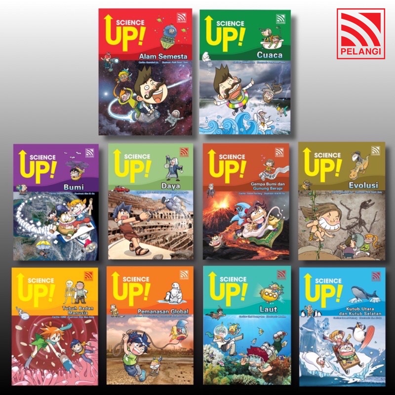 BUKU KOMIK SCIENCE UP SERIES FULL SET ( 10 BUKU ) | Shopee Philippines