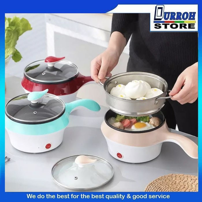 Steamer Electric Frying Pan 2 in 1 Electric Stove Steamer Pan | Shopee ...