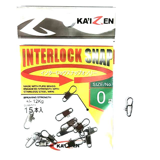Kaizen INTERLOCK SNAP Safety Pin | Fishing Line | Shopee Philippines
