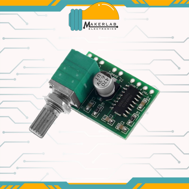 PAM8403 2-Channel Audio Amplifier with Volume Control | Shopee Philippines