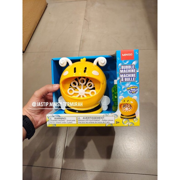 MINISO Bubble toy / Bee Bubble Machine (118ml) | Shopee Philippines
