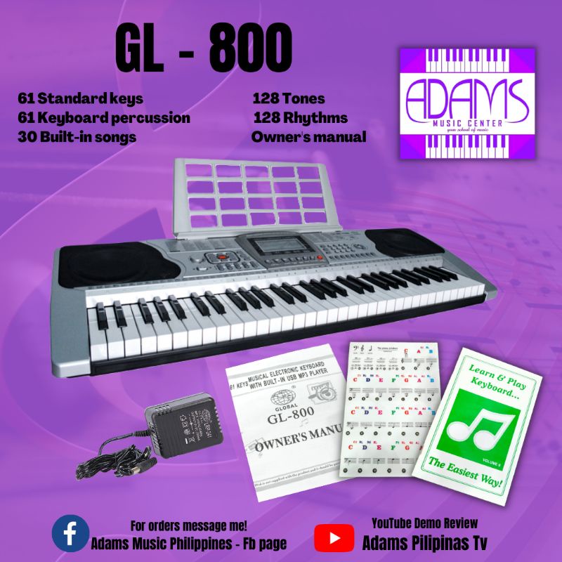 GL-800 Digital keyboard Piano | Shopee Philippines