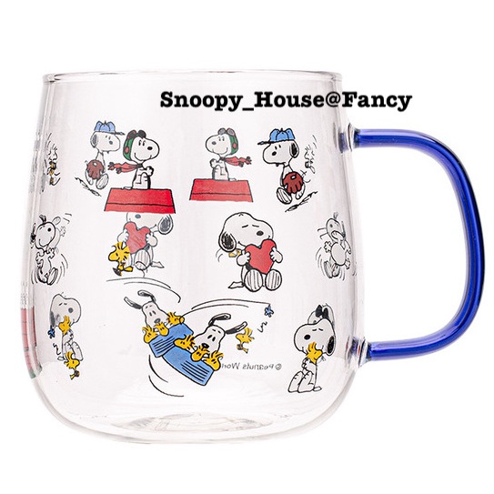 Official Snoopy Snoopy Single-Layer Insulated Glass, Snoopy Cup Snoopy ...