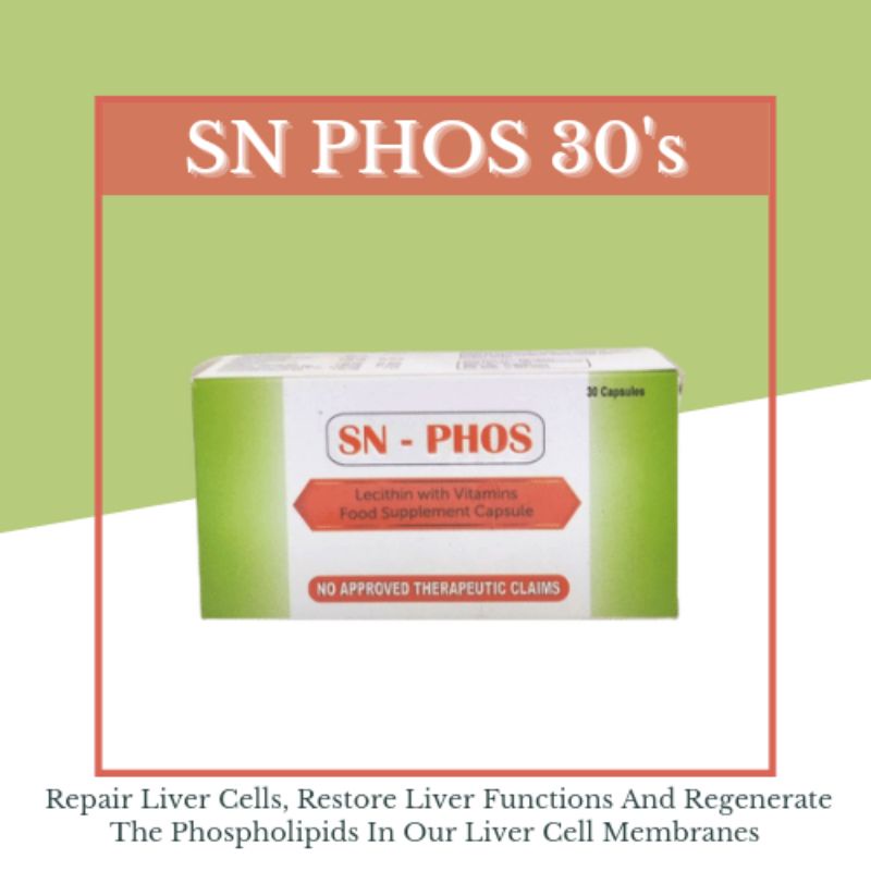 SN PHOS Phospolipids Capsule by 10's and 30's | Shopee Philippines