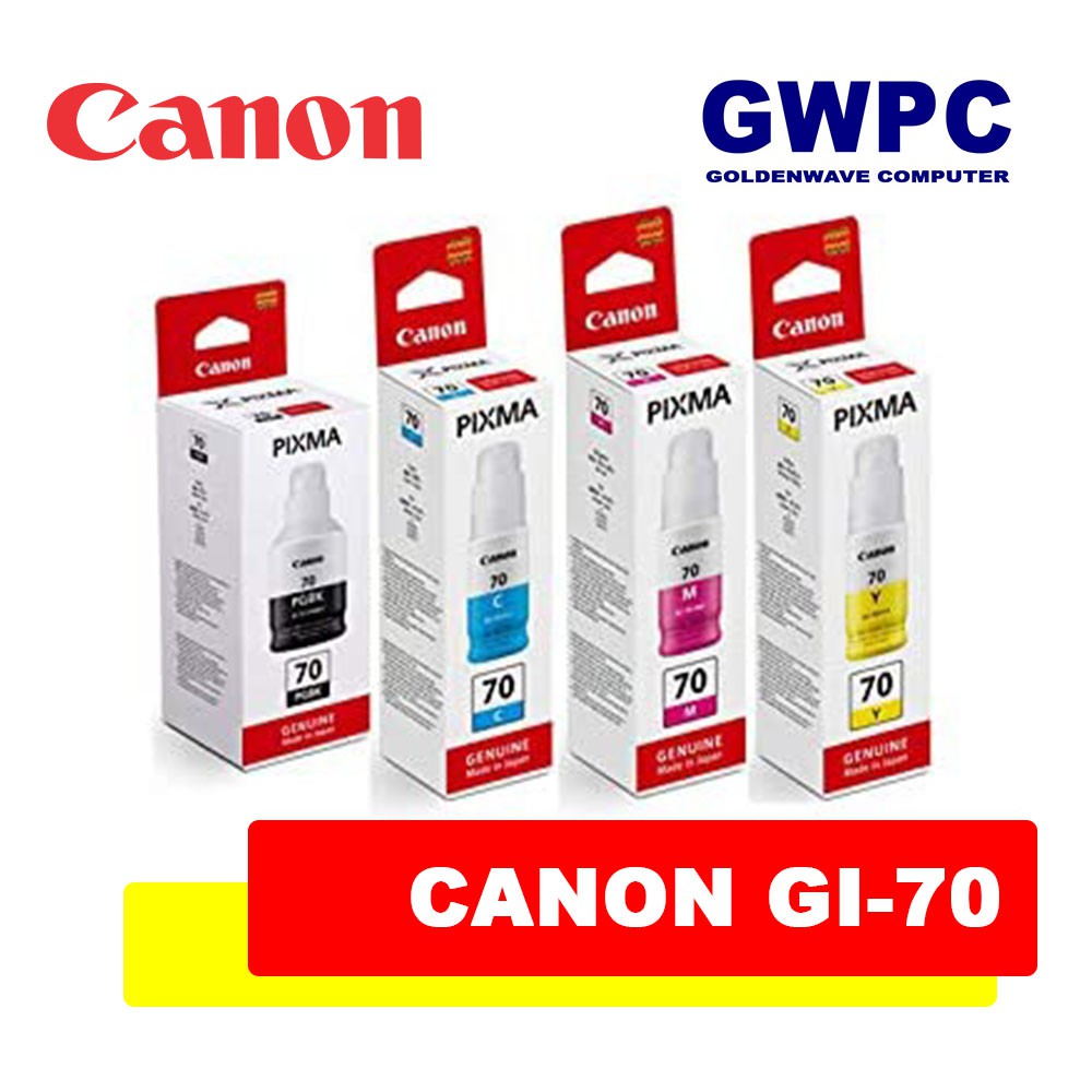 Canon GI-70 Genuine Ink Bottle | Shopee Philippines