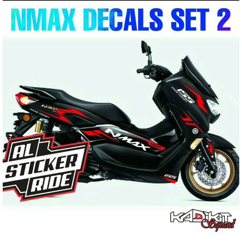 Yamaha NMAX DECALS SET 2 WATERPROOF Sticker for V1 and V2 | Shopee ...