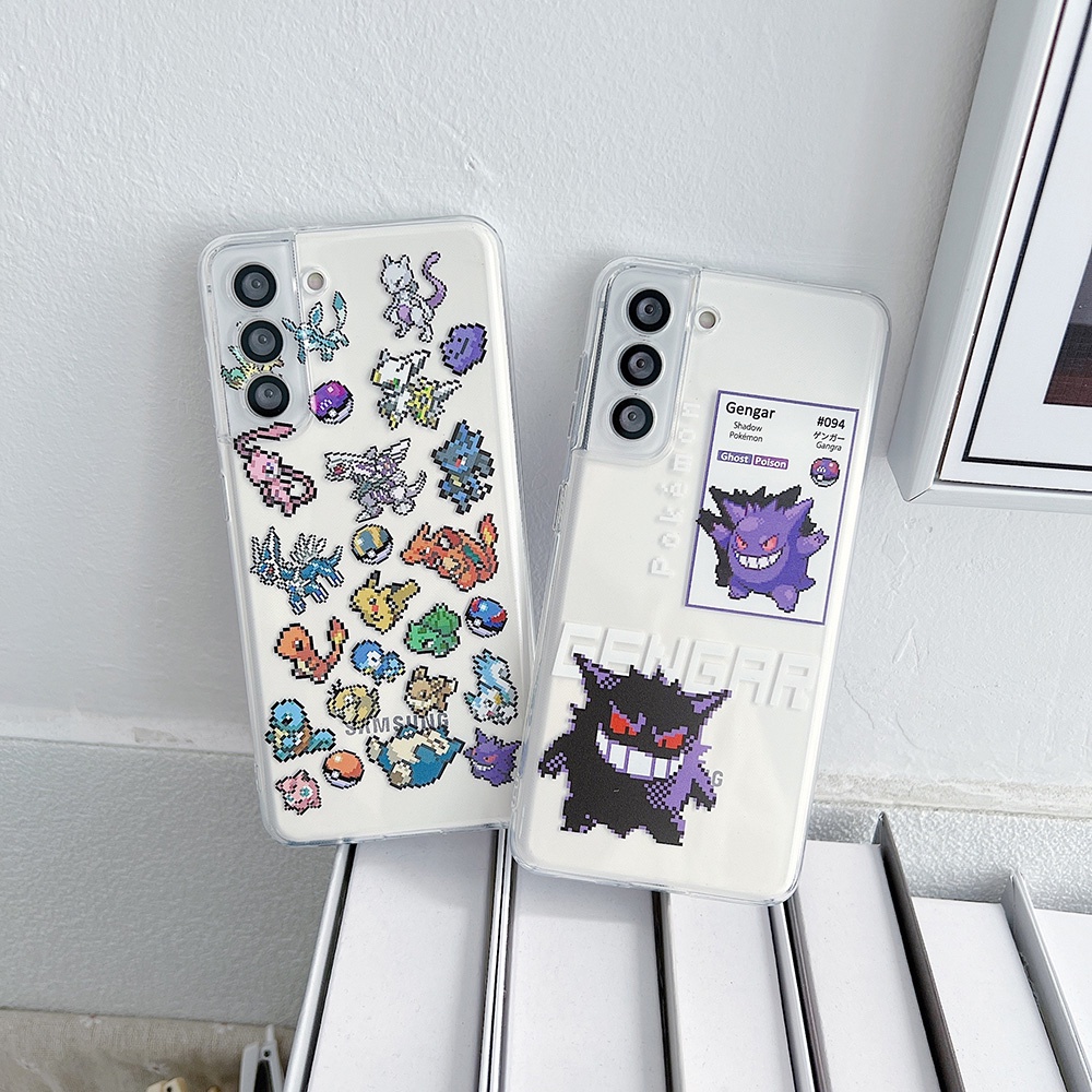 Pokemon Pikachu Gengar Phone Case For Samsung Galaxy S23 FE S22 S21 S23 ...