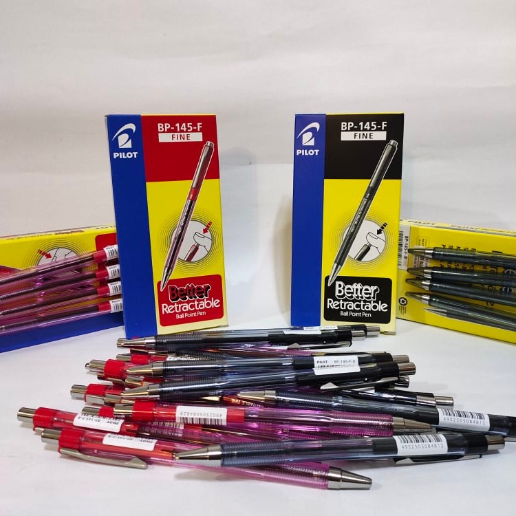 Pilot Ball Point Pen, Ballpen, Ballpoint Pen | Retractable | Black, Red ...