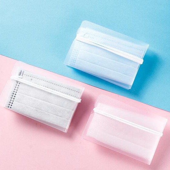 Transparent Face Mask Storage Clip Portable Mask Organizer Holder ...