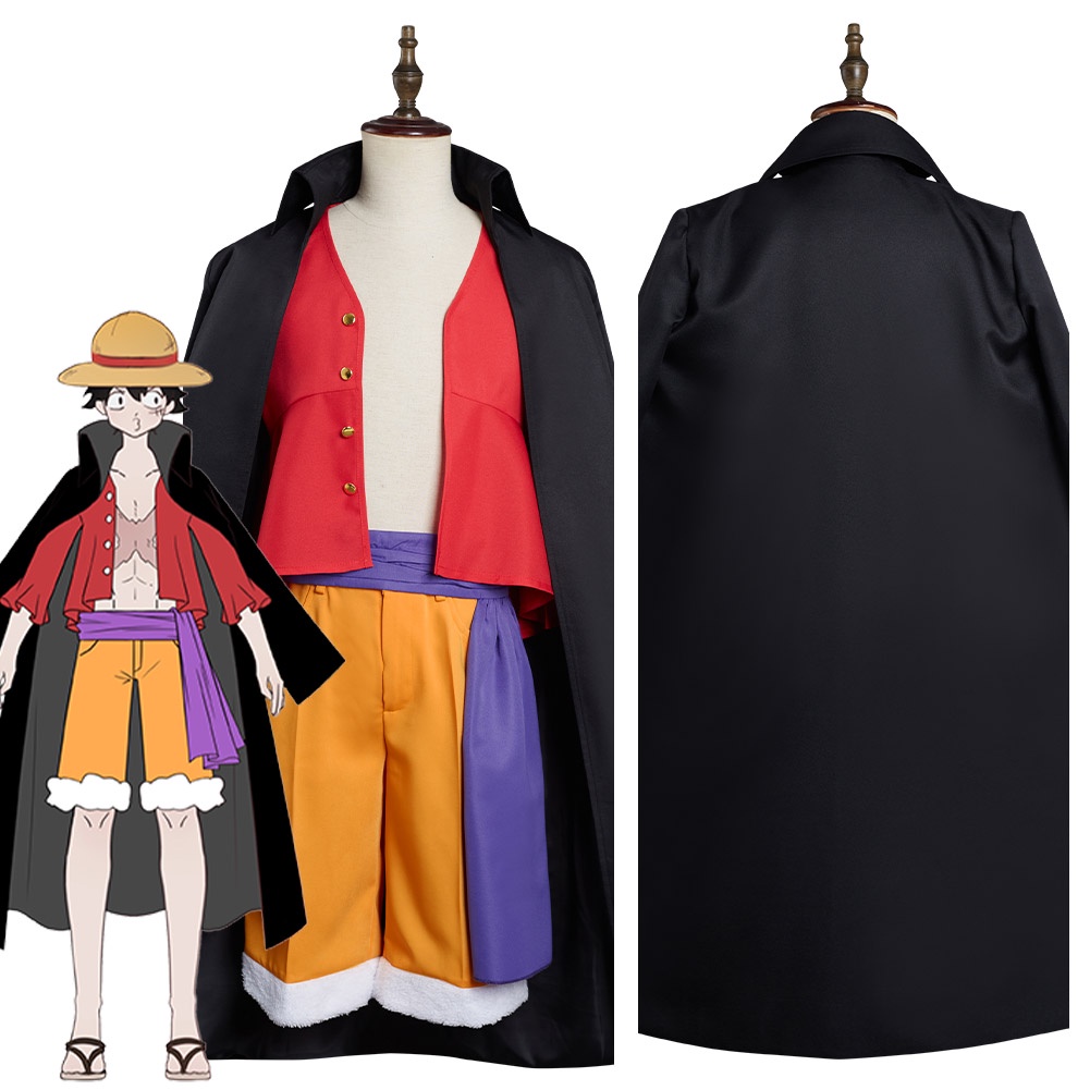 In Stock One Piece Monkey D. Luffy Cosplay Costume Outfits Halloween ...