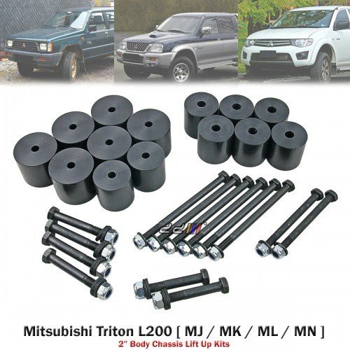 50mm 2" inch Body Lift Kit Raising Blocks For Mitsubishi Storm L200 ...