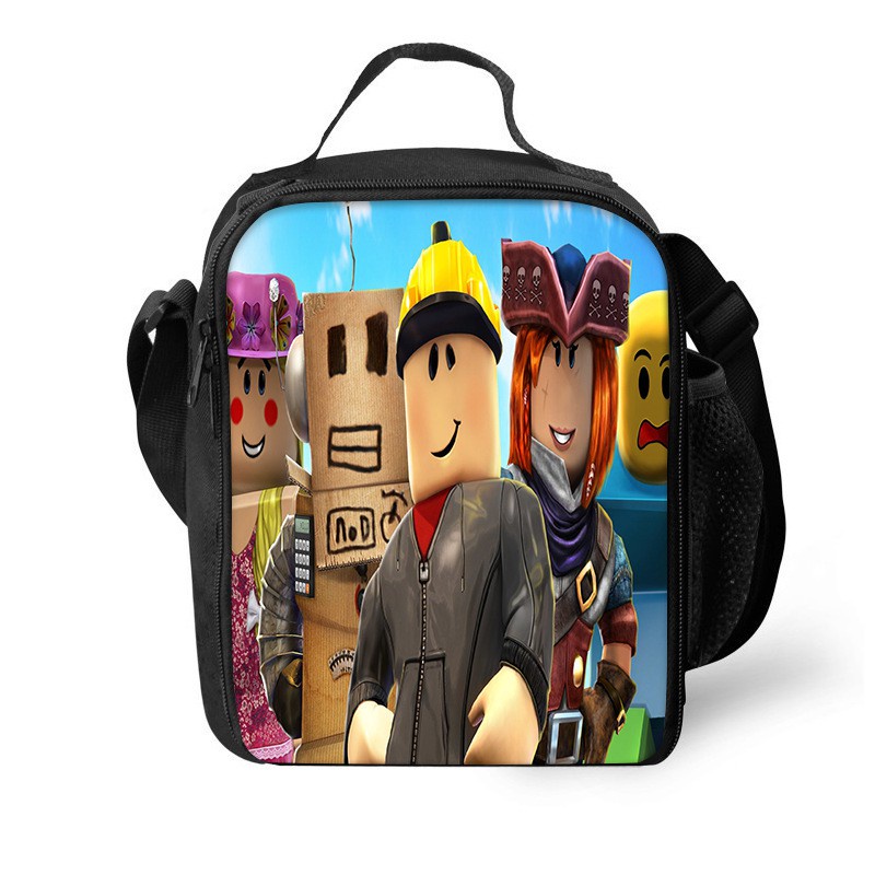 Roblox Large Package Lunchbox School Backpack Sling Bag Picnic Bag Meal ...