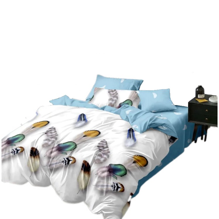 Angbon 3 In 1 Queen Size Bedsheet Set Elegant Design 60"*75"+7.8 ...