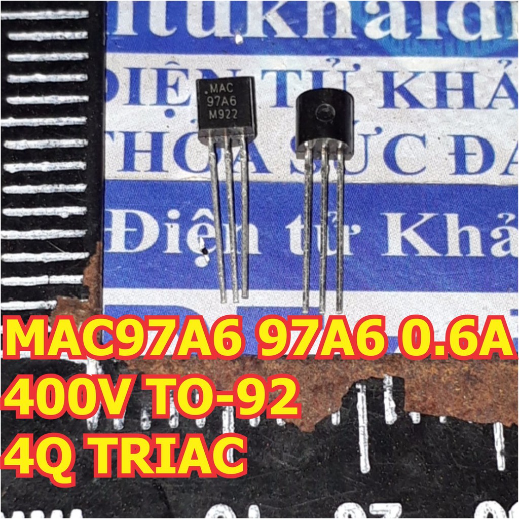 MAC97A6 97A6 0.6A 400V TO-92 4Q TRIAC kde6136 | Shopee Philippines