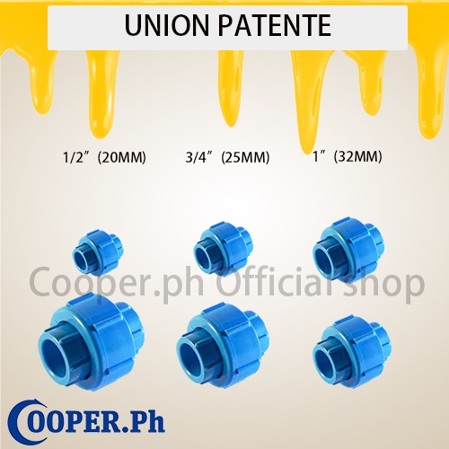 goflex (PER PIECE) PVC Blue Union Patente 1/2" 3/4" 1" (20mm 25mm 32mm ...