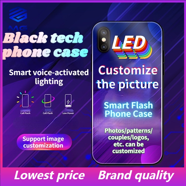 MG Send pictures to customize DIY LED light-up phone case Calls and ...