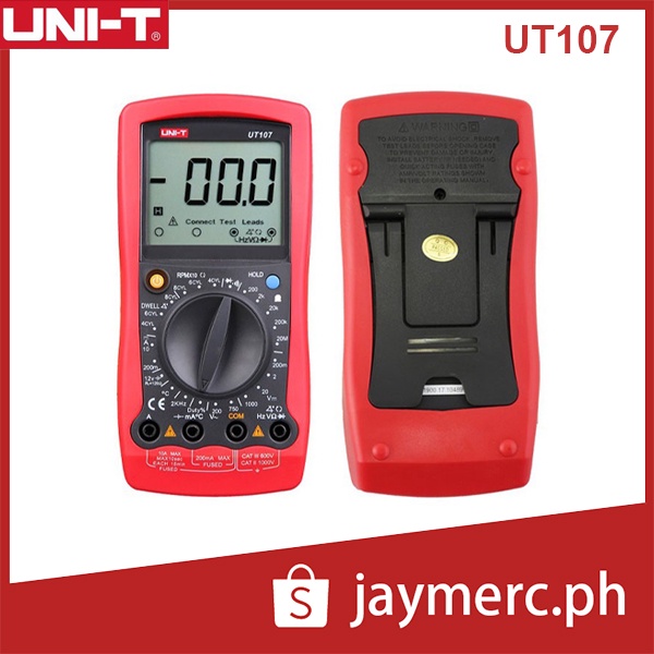 UNI-T UT107 Handheld Automotive Multipurpose Meters Manual Range ...