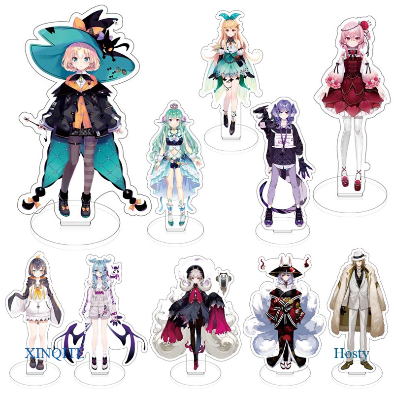 XINQITE Anime Luxiem VTuber Figures Acrylic Stand Shu Mysta Luca Ike ...
