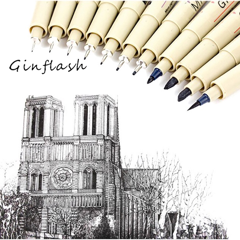 Ginflash 1PC 0.05~1cm Needles Pen Professional Drawing Fiber Sketch ...
