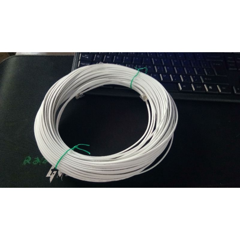 Telephone Cable for PLDT, Globe 5-50meters | Shopee Philippines