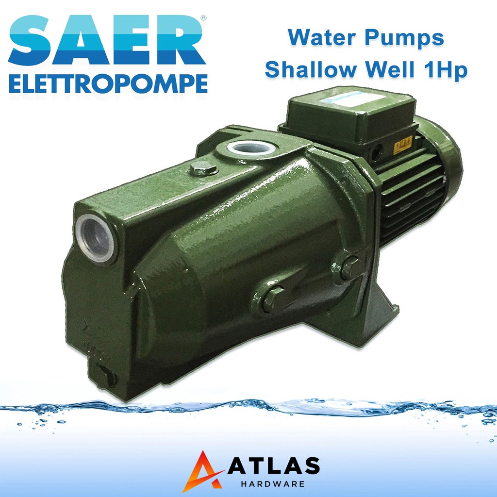 Saer Water Pumps Shallow Well SR100/M80 1HP | Shopee Philippines