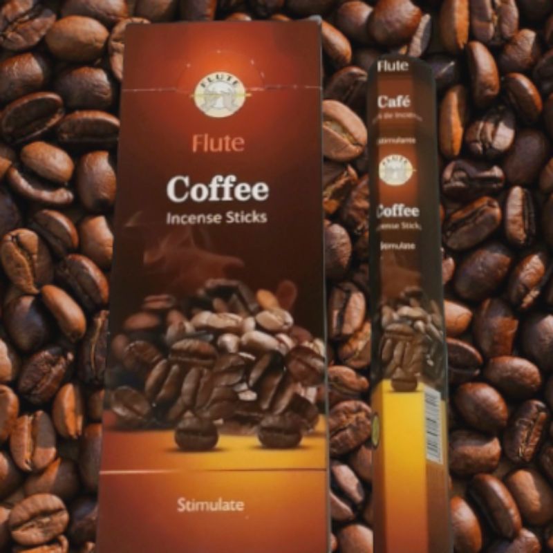 Flute Coffee Incense 20 Sticks aroma for social and mental stimulant ...