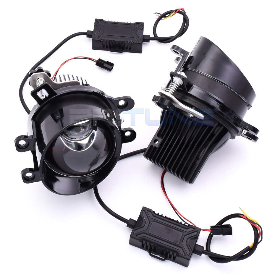 Hyperboloid Super Bright Bi LED Fog Light Projector Lens For Toyota ...