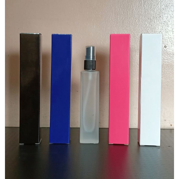 SALE 10pcs Thin Perfume Box for 50-55ml Perfume Bottle - Glossy Plain (Box Only) | Shopee ...