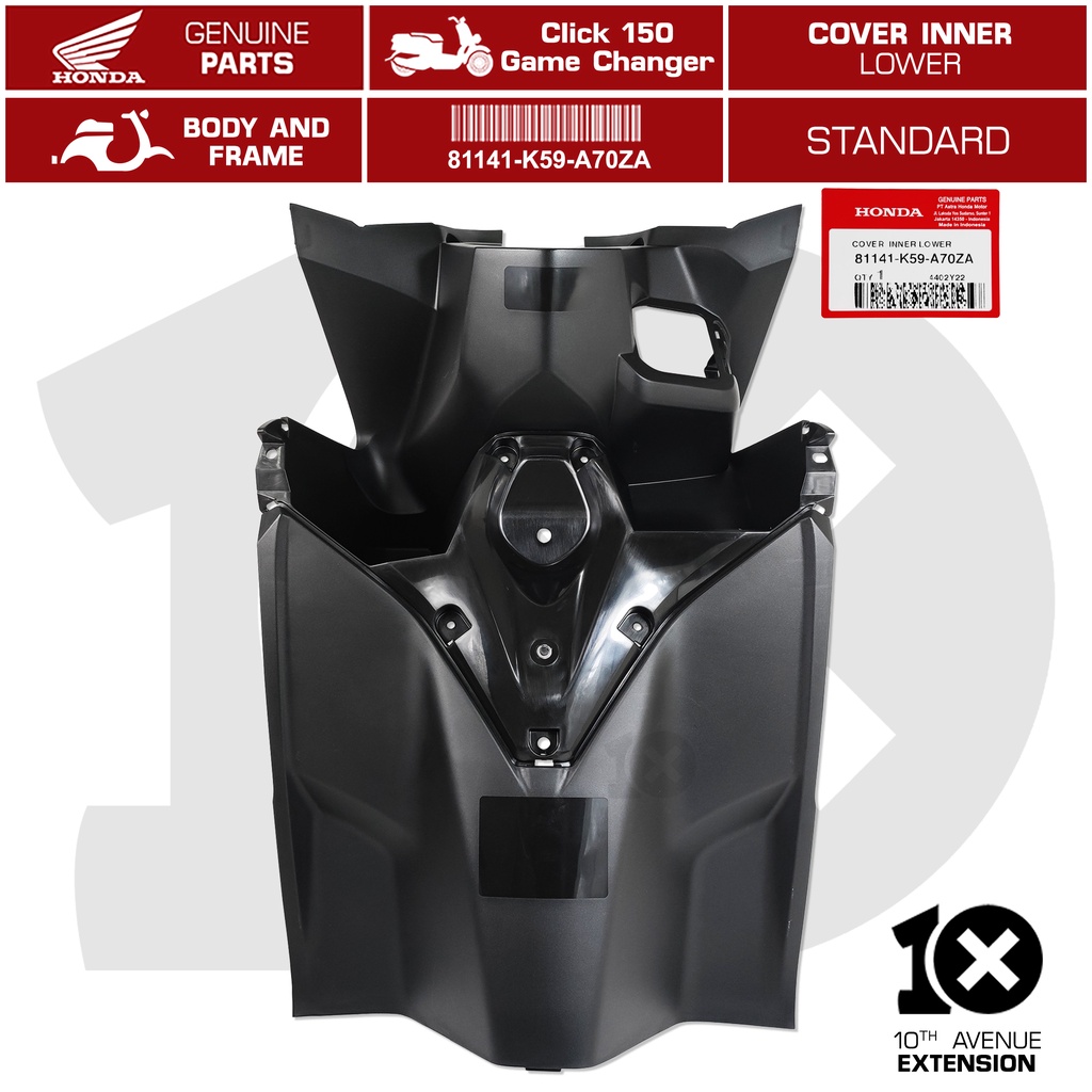 10thX Honda Genuine Inner Lower Cover (Dibdib) Part No.81141-K59-A70ZA ...