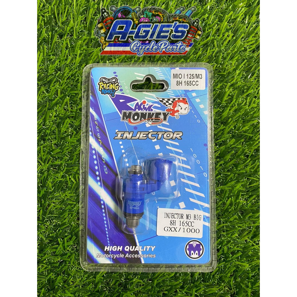 RACING MONKEY | INJECTOR 8 HOLES 165CC | M3/MIO I 125/SOUL I 125/AEROX ...