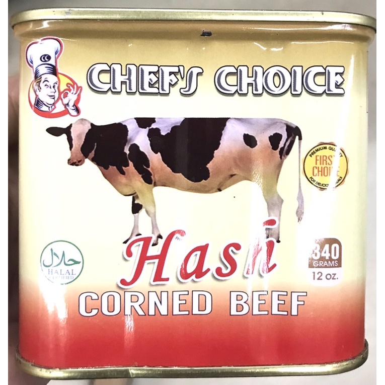 Chef’s Choice Hash Corned Beef 340g Halal Certified | Shopee Philippines