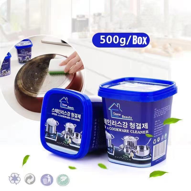 500g Stainless Steel Cookware Cleaning Paste Household Kitchen Cleaner ...