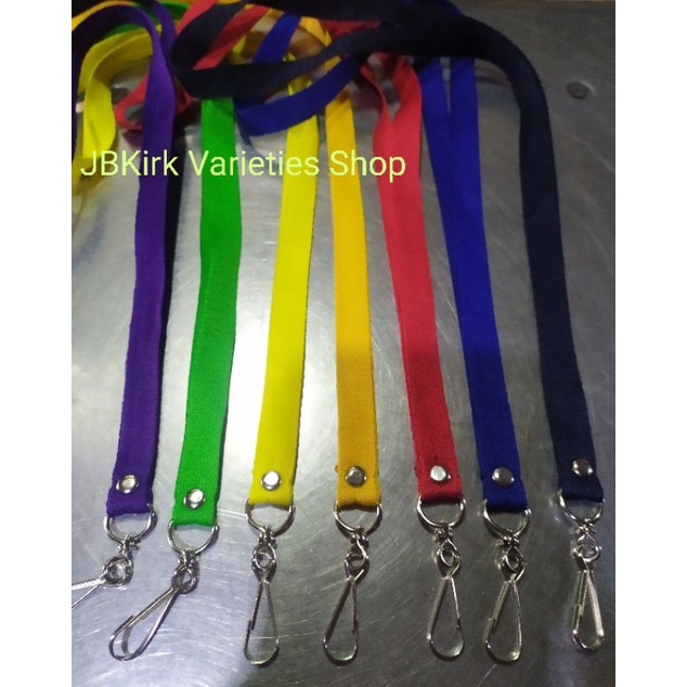 ID Lace 1/2" 100pcs Plain Quality Lanyard &Hook (Wholesale) | Shopee ...