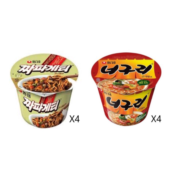 Korean Movie PARASITE Jjapaguri/Chapaguri(Jjapaghetti+Neoguri) Big cup ...