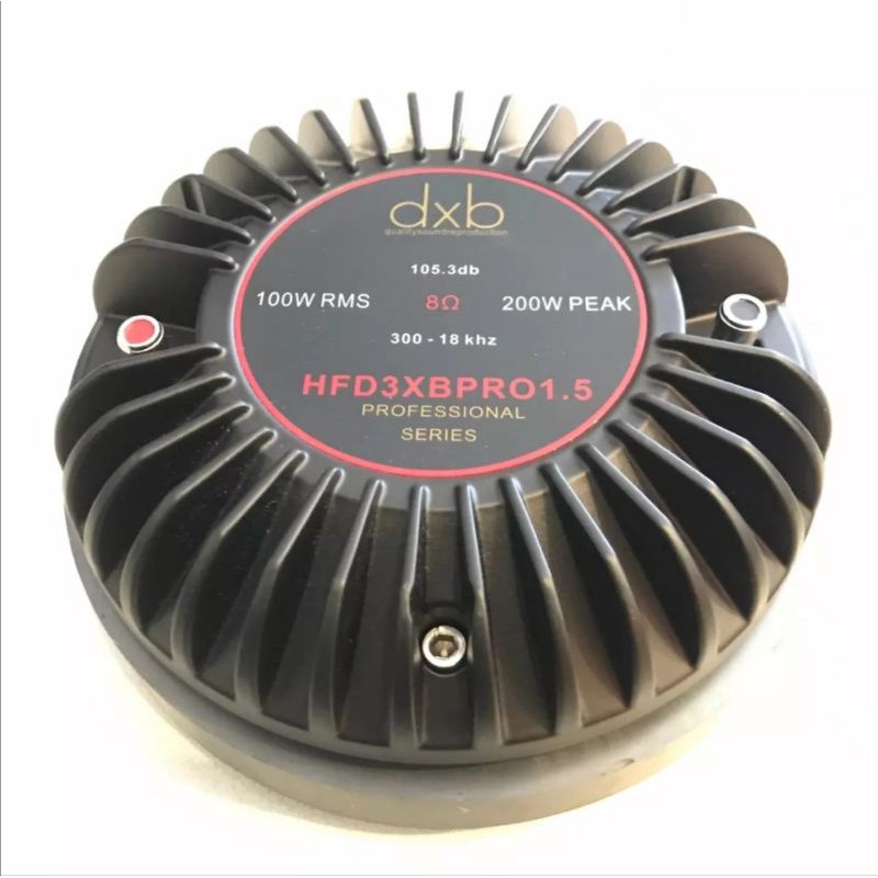 dxb Compression Driver / Horn Tweeter 1000w PMPO/100w RMS [Y40 Ferrite ...