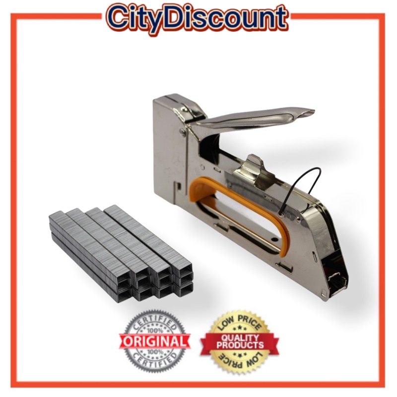 Gun tucker Powerful R23-1008F with bala Staple wire 1008F gun tacker ...