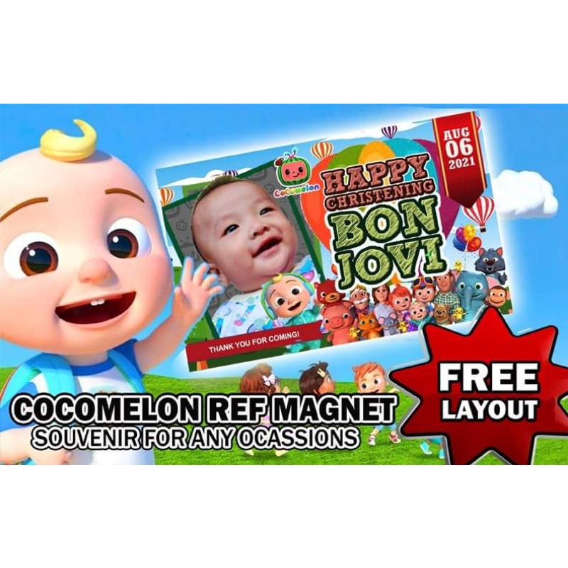COCOMELON REF MAGNET SOUVENIR FOR ALL OCCASIONS | Shopee Philippines