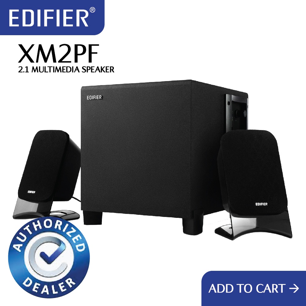 Edifier XM2PF 2.1 Multimedia Speaker with Subwoofer | Shopee Philippines